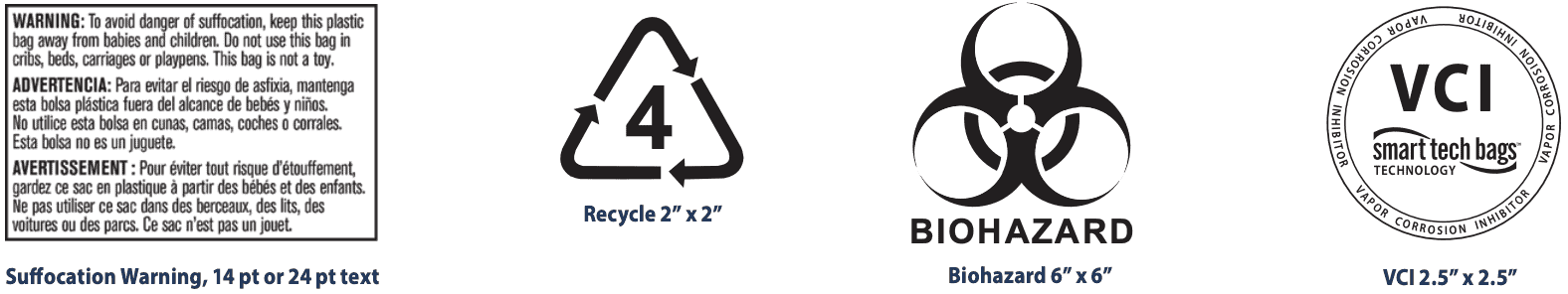 Custom Printed Poly Bags, Film and Tubing Rolls